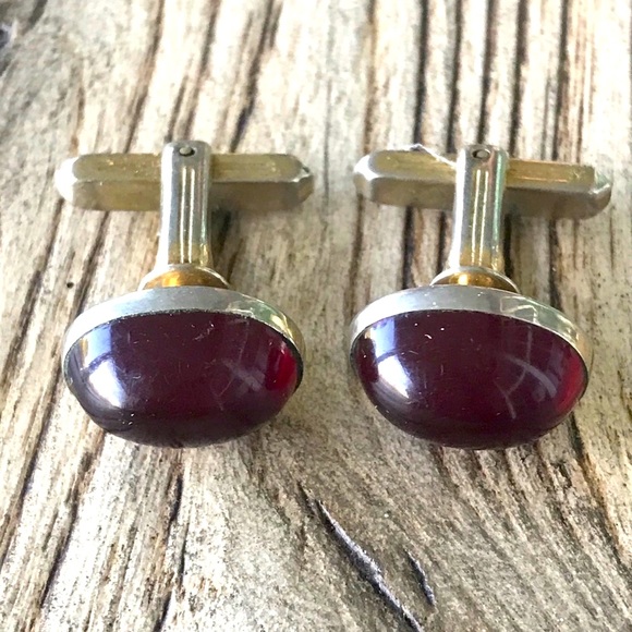 Vintage | Accessories | Amber Cufflinks | Poshmark